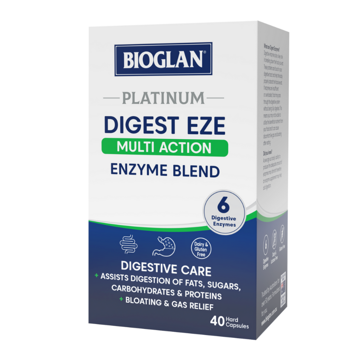 Buy Bioglan Digest Eze 40 Capsules – Alive Pharmacy Warehouse