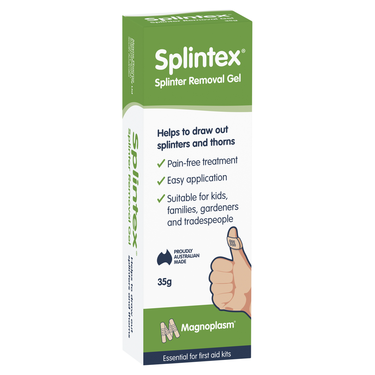 Buy Magnoplasm Splintex Splinter Removal Gel 35G – Alive Pharmacy Warehouse