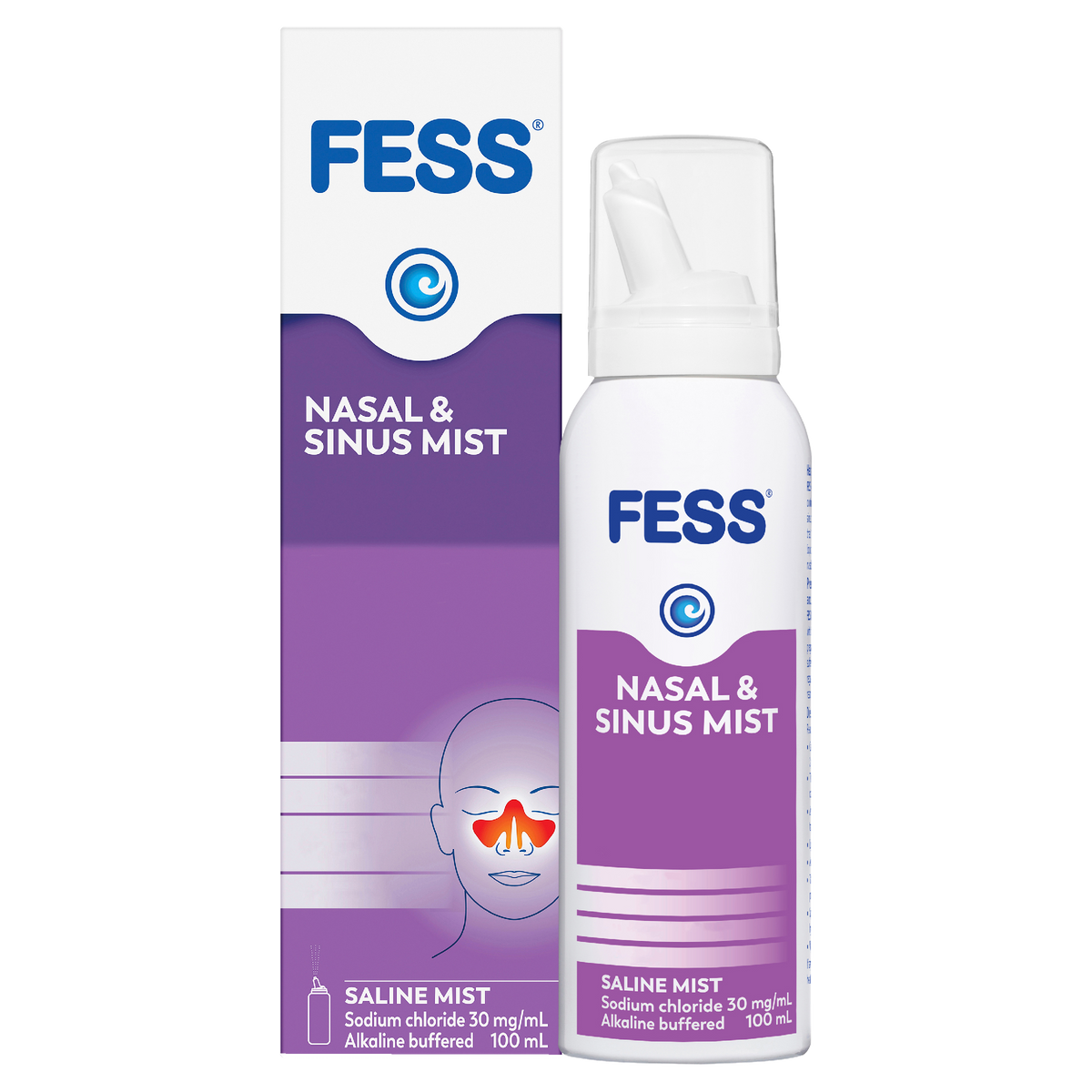 Buy Fess Sinus-Cleanse Congestion Relief Nasal & Sinus Mist Original ...