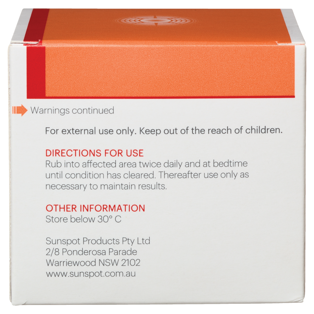Buy John Plunkett's Sunspot Cream 100g – Alive Pharmacy Warehouse
