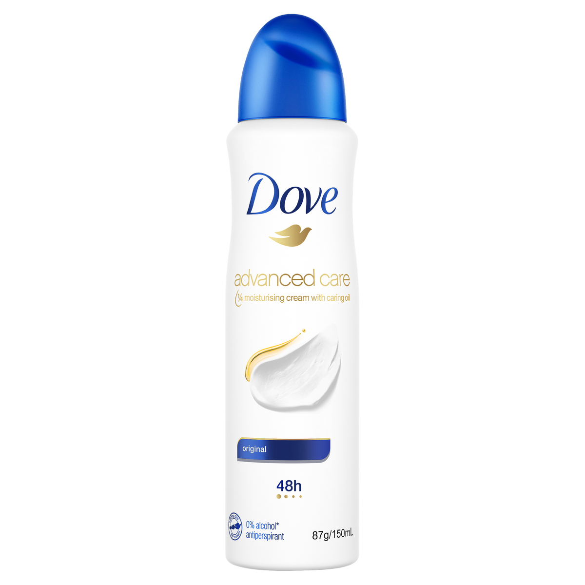 Buy Dove Advanced Care Antiperspirant Aerosol Deodorant Original 150 ML ...