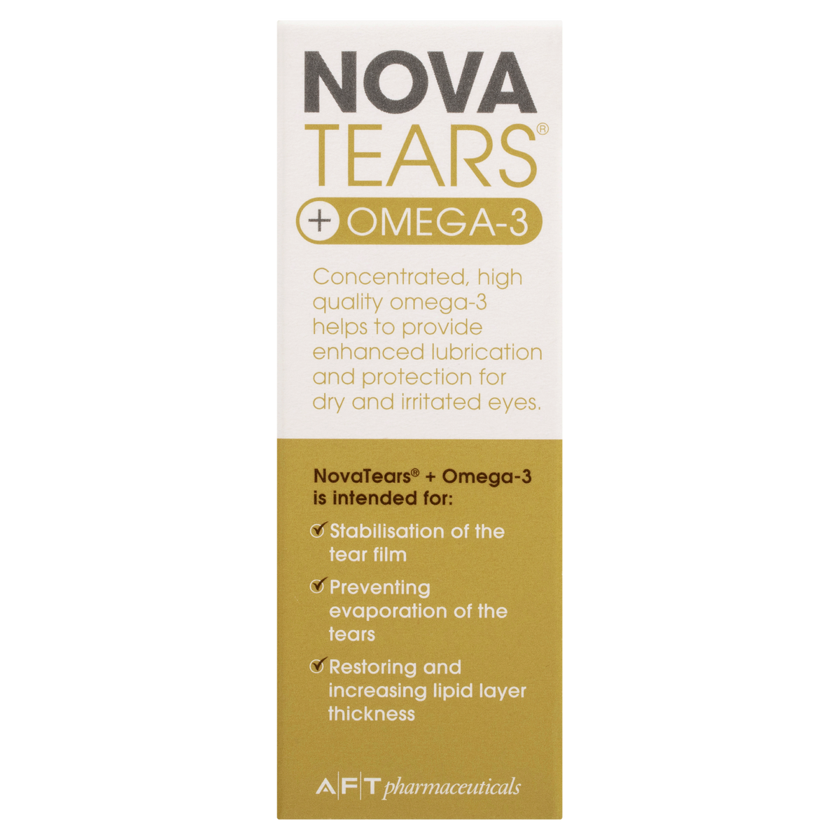 Novatears + Omega3 Eye Drops 3mL – Alive Pharmacy Warehouse