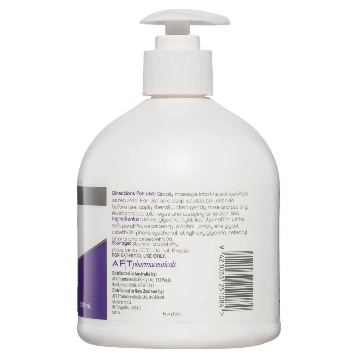 Topiderm Sorbolene Cream Pump Bottle 500mL – Alive Pharmacy Warehouse