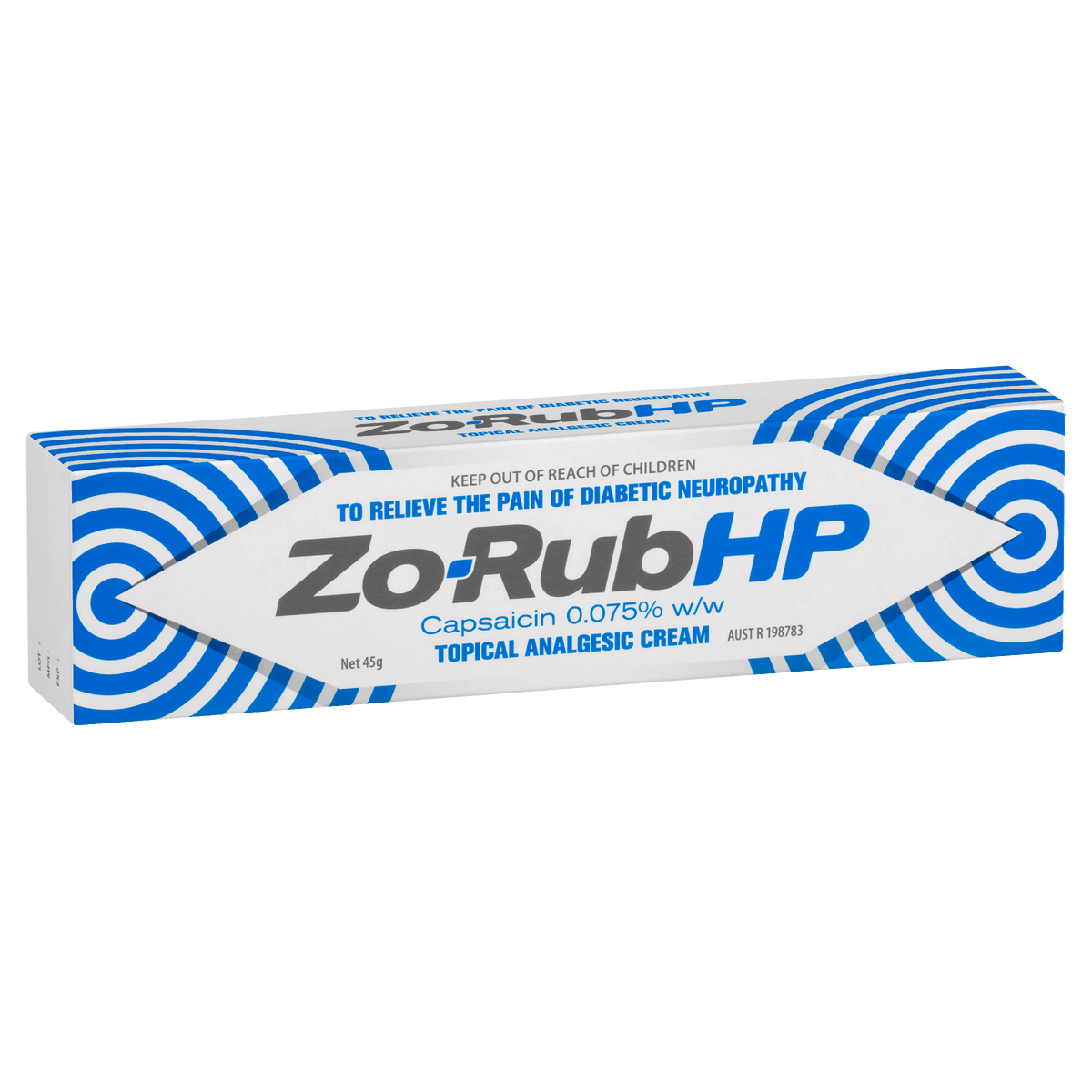 Zo-Rub Hp Topical Analgesic Cream 45g – Alive Pharmacy Warehouse