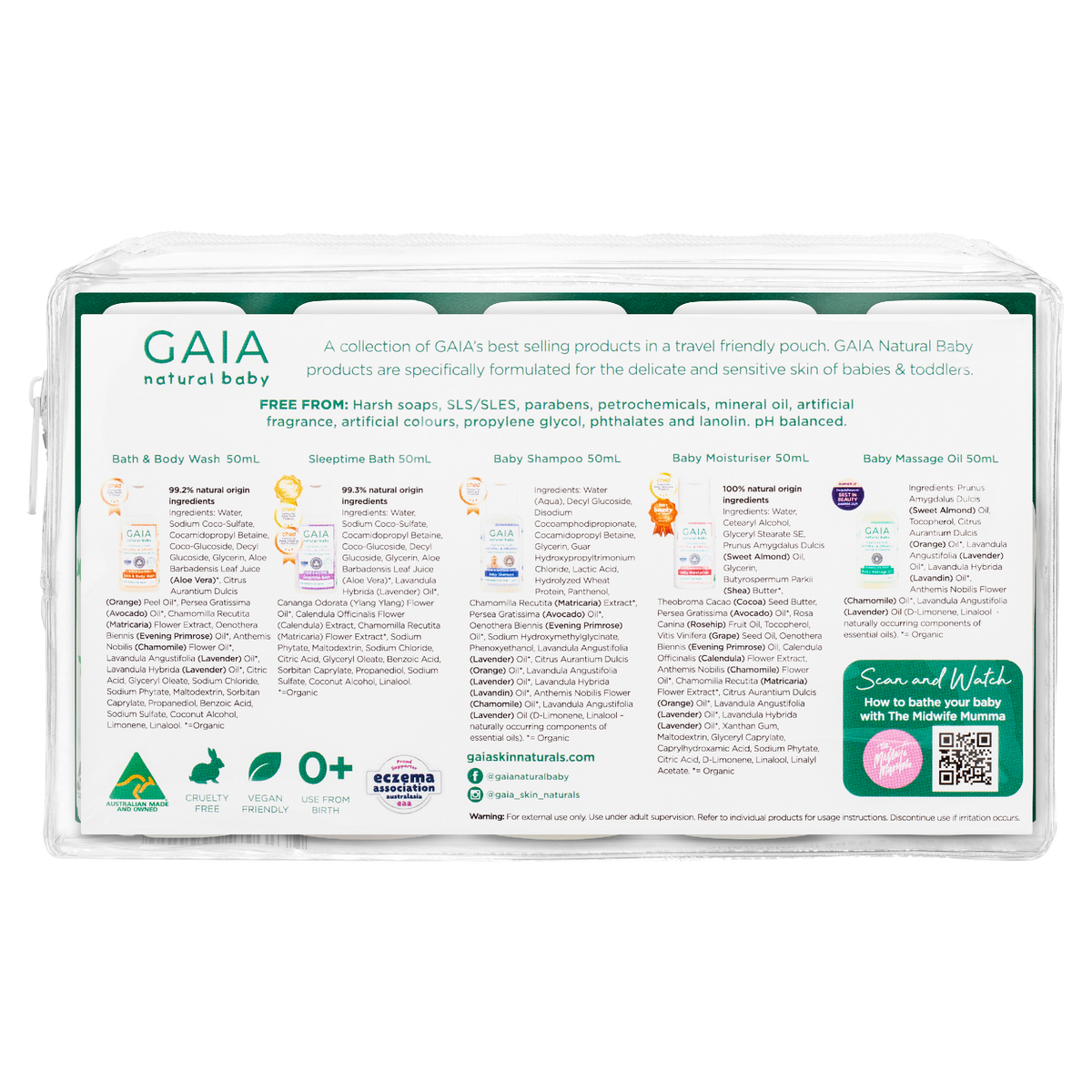 Buy GAIA Natural Baby Starter – Alive Pharmacy Warehouse