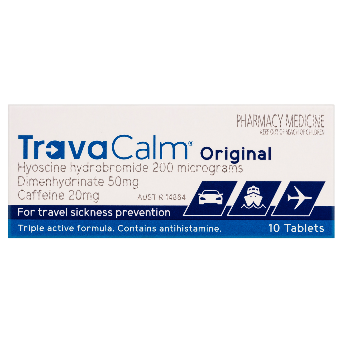 Buy TravaCalm 10 Tablets – Alive Pharmacy Warehouse