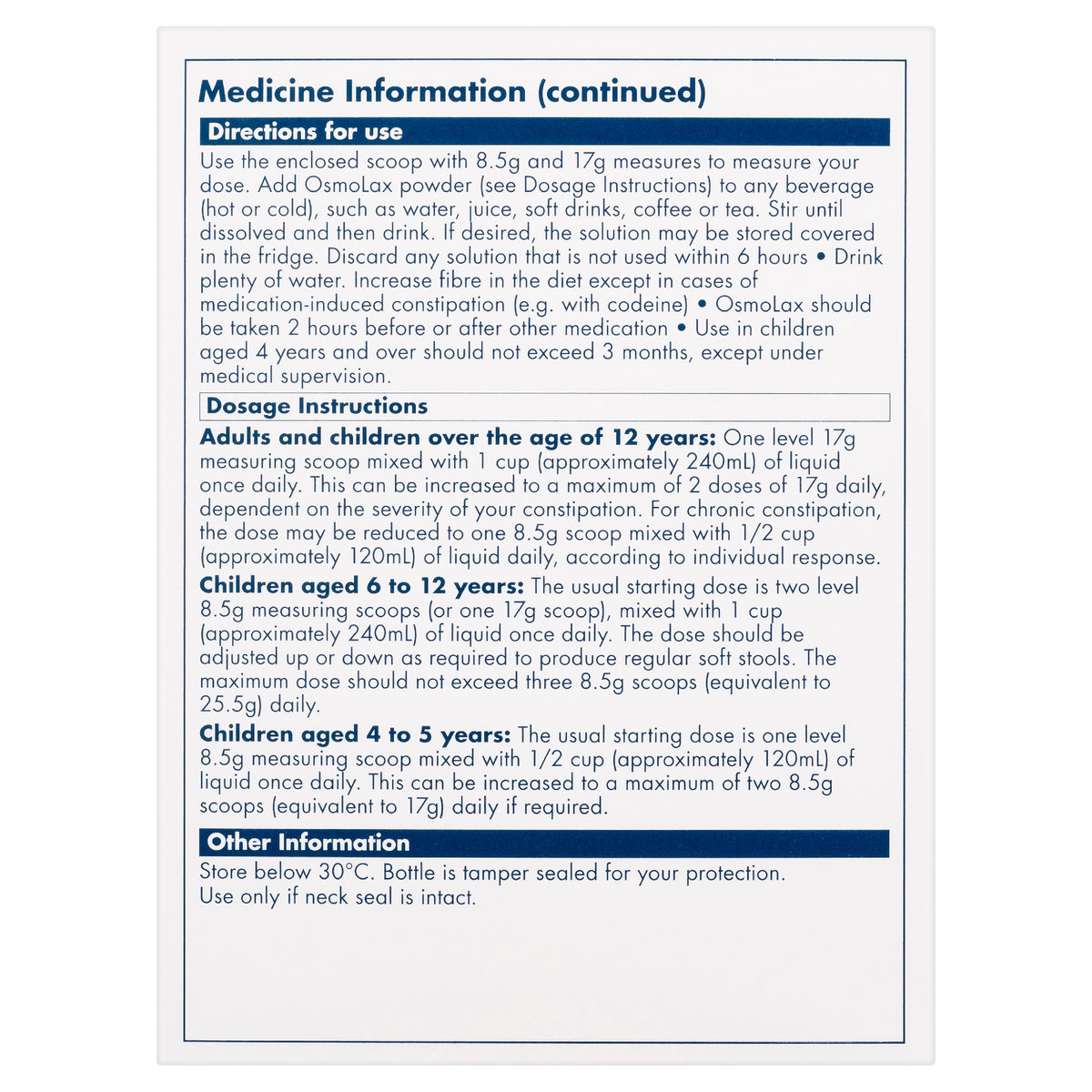 Buy OsmoLax 510g – Alive Pharmacy Warehouse