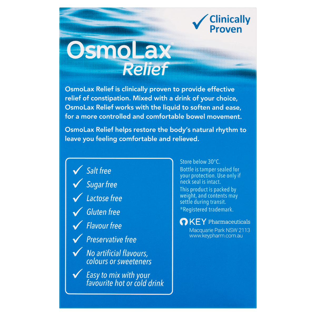 Buy OsmoLax Relief 595g – Alive Pharmacy Warehouse