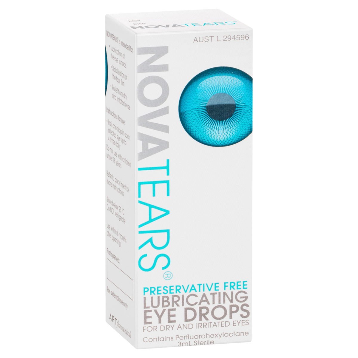 Novatears Lubricating Eye Drops 3mL – Alive Pharmacy Warehouse