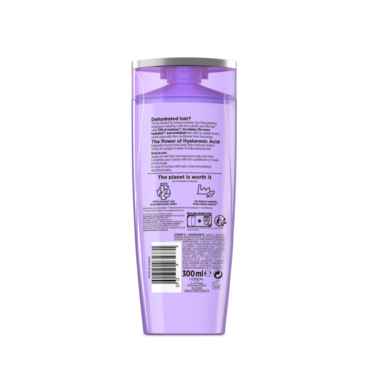 Buy L'Oréal Elvive Hyaluron Plump Shampoo 300Ml – Alive Pharmacy Warehouse