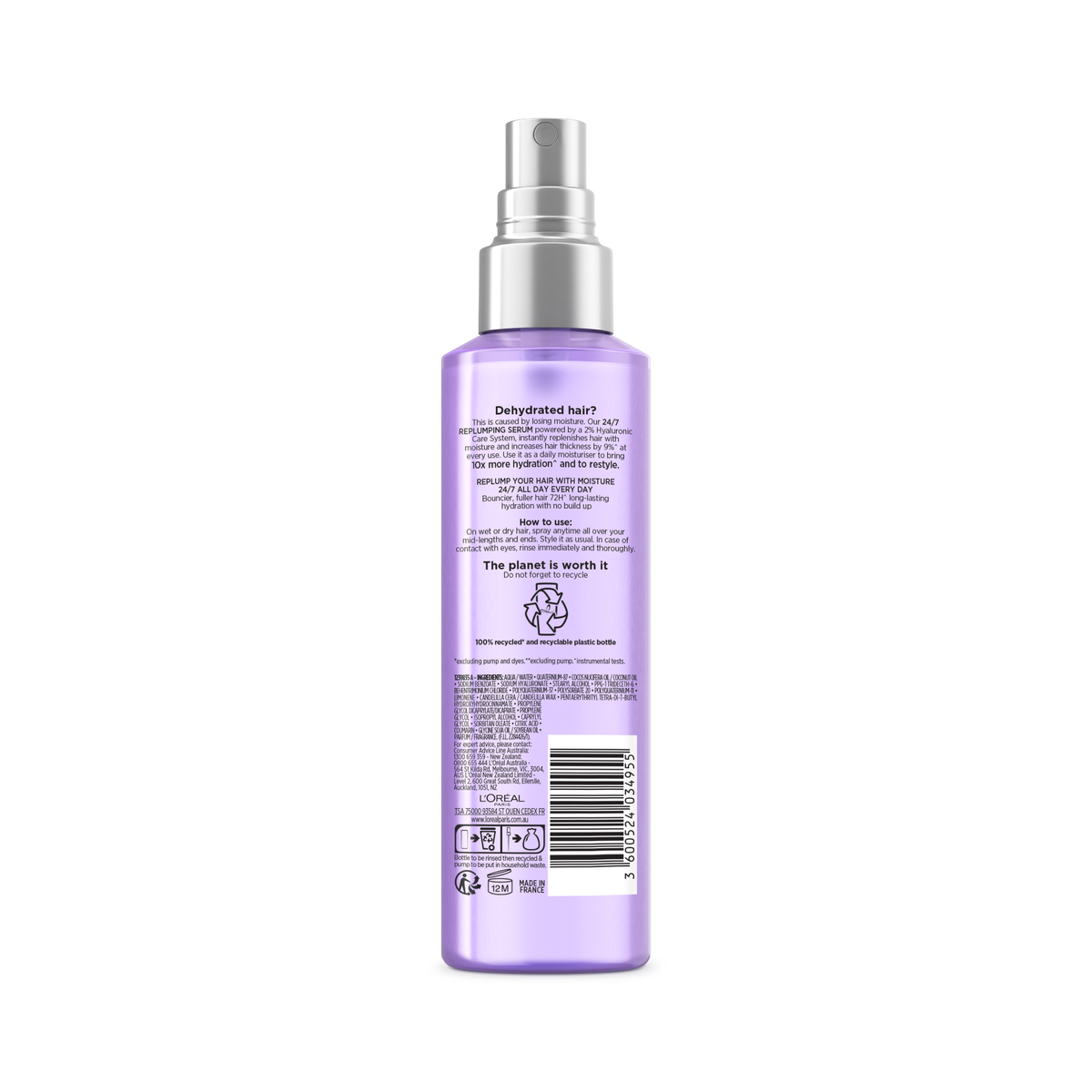 Buy L'Oréal Paris Elvive Hyaluron Plump Spray 150ml – Alive Pharmacy ...