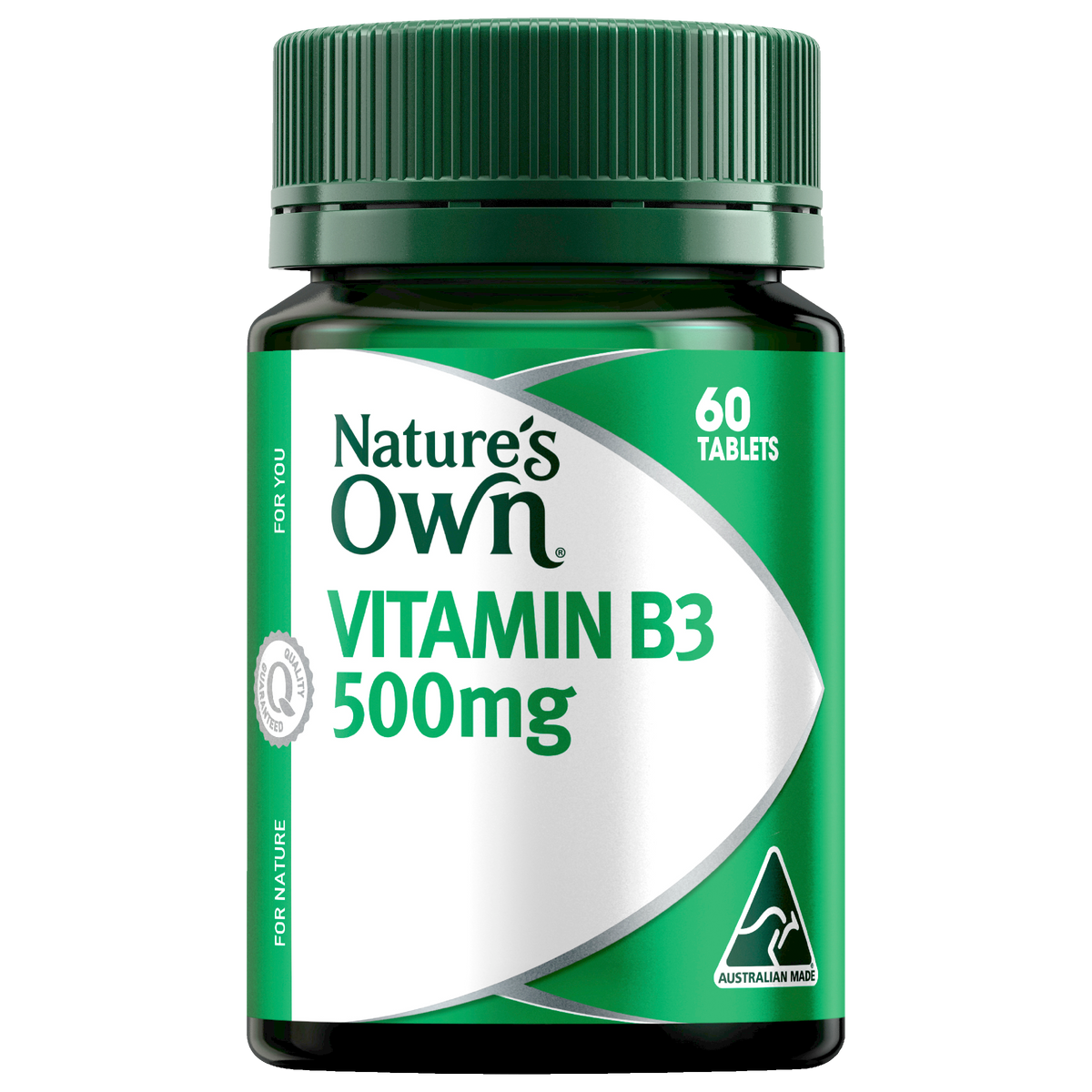 Buy Nature's Own Vitamin B3 500mg 60 Tablets – Alive Pharmacy Warehouse