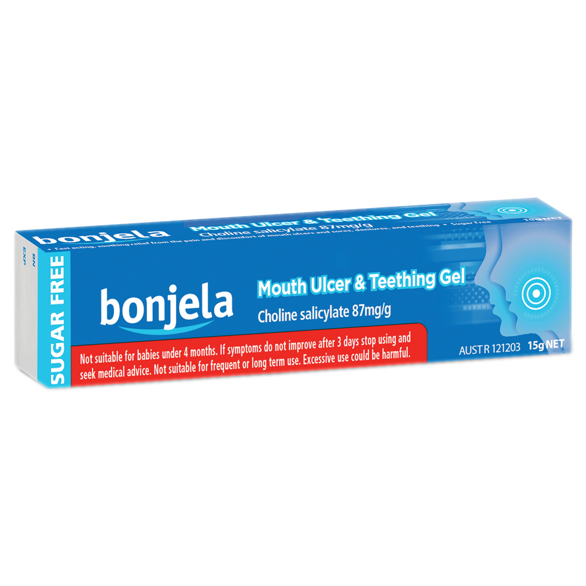 Buy Bonjela Mouth Ulcer And Teethinggel 87mg/g Choline Salicylate 15G ...