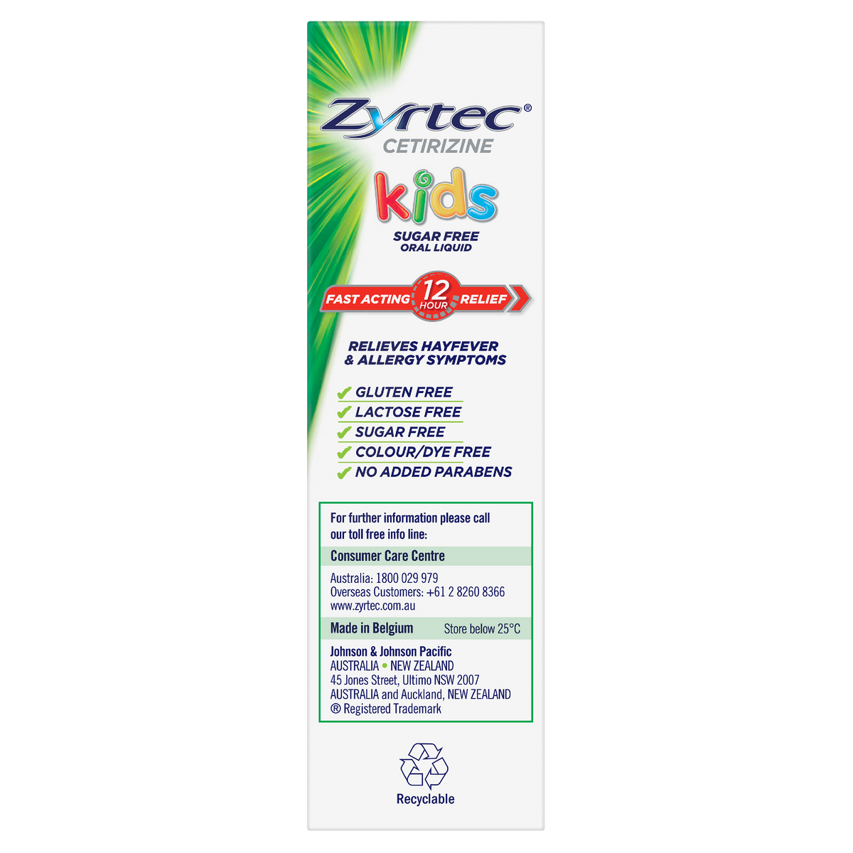 Zyrtec Kids Antihistamine Liquid Bubblegum 60ml – Alive Pharmacy Warehouse