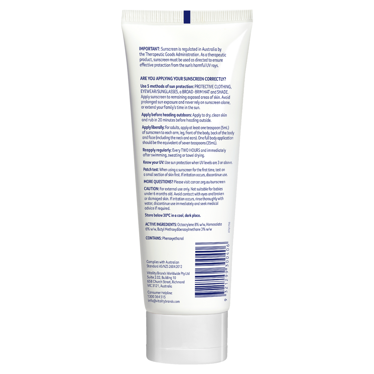 Buy Cancer Council Face & Body Moisturiser Invis Spf50+ 150Ml – Alive ...
