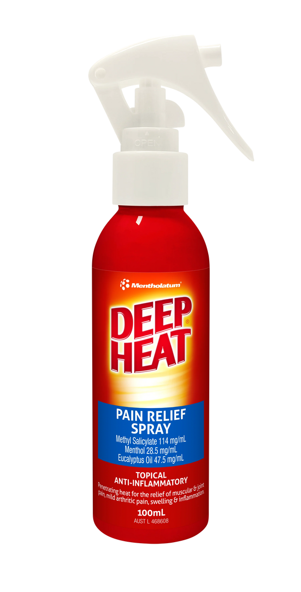 Deep Heat Pain Relief Trigger Spray 100mL – Alive Pharmacy Warehouse