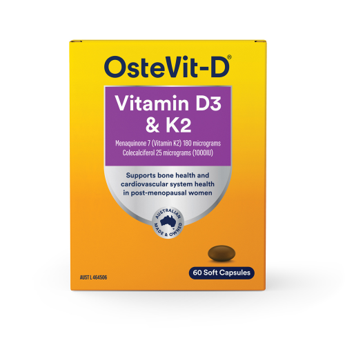 OsteVit Vitamin D3 K2 60 Tablets – Alive Pharmacy Warehouse