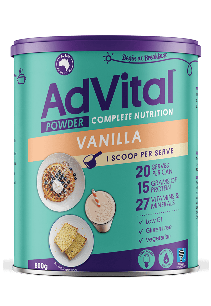Buy AdVital Complete Nutrition Powder 500g/ 20 Serves – Alive Pharmacy ...
