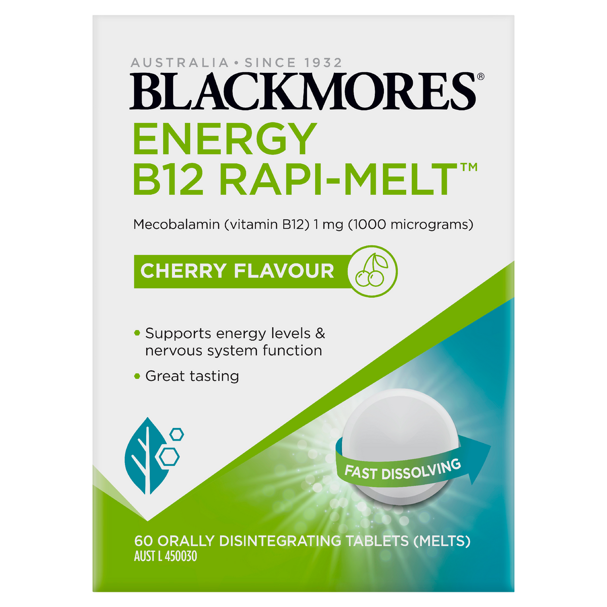 Blackmores Energy B12 Rapi-Melt 60 Tablets – Alive Pharmacy Warehouse