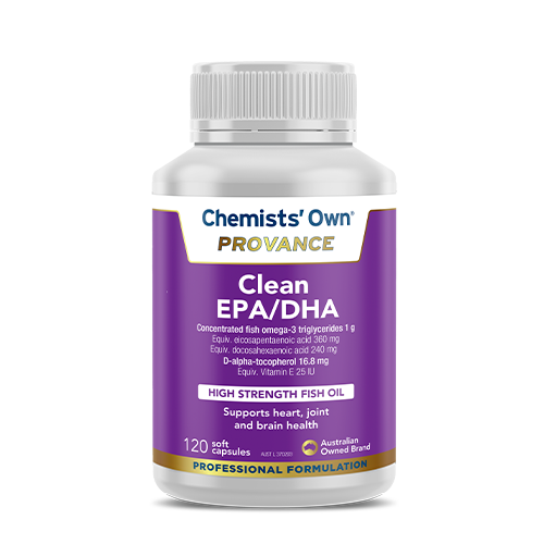 Chemists Own Provance Clean EPA/ DHA 120 Capsules – Alive Pharmacy ...