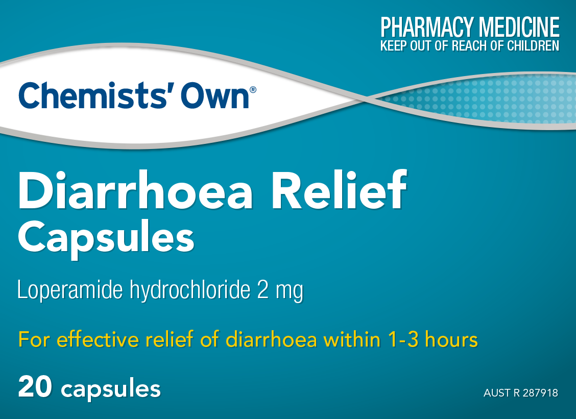 Chemists Own Diarrhoea Relief 20 Capsules – Alive Pharmacy Warehouse