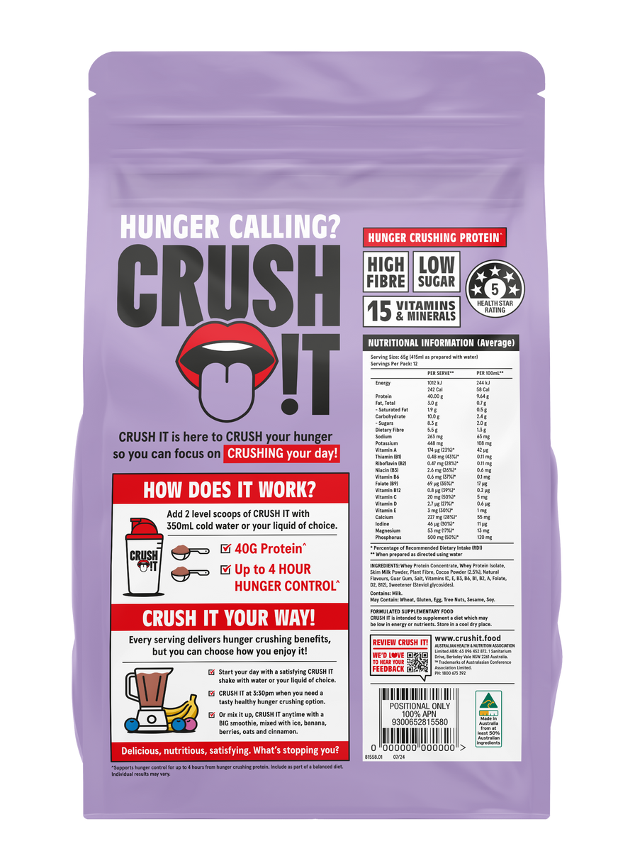 Sanitarium Crush It Shake 780G – Alive Pharmacy Warehouse