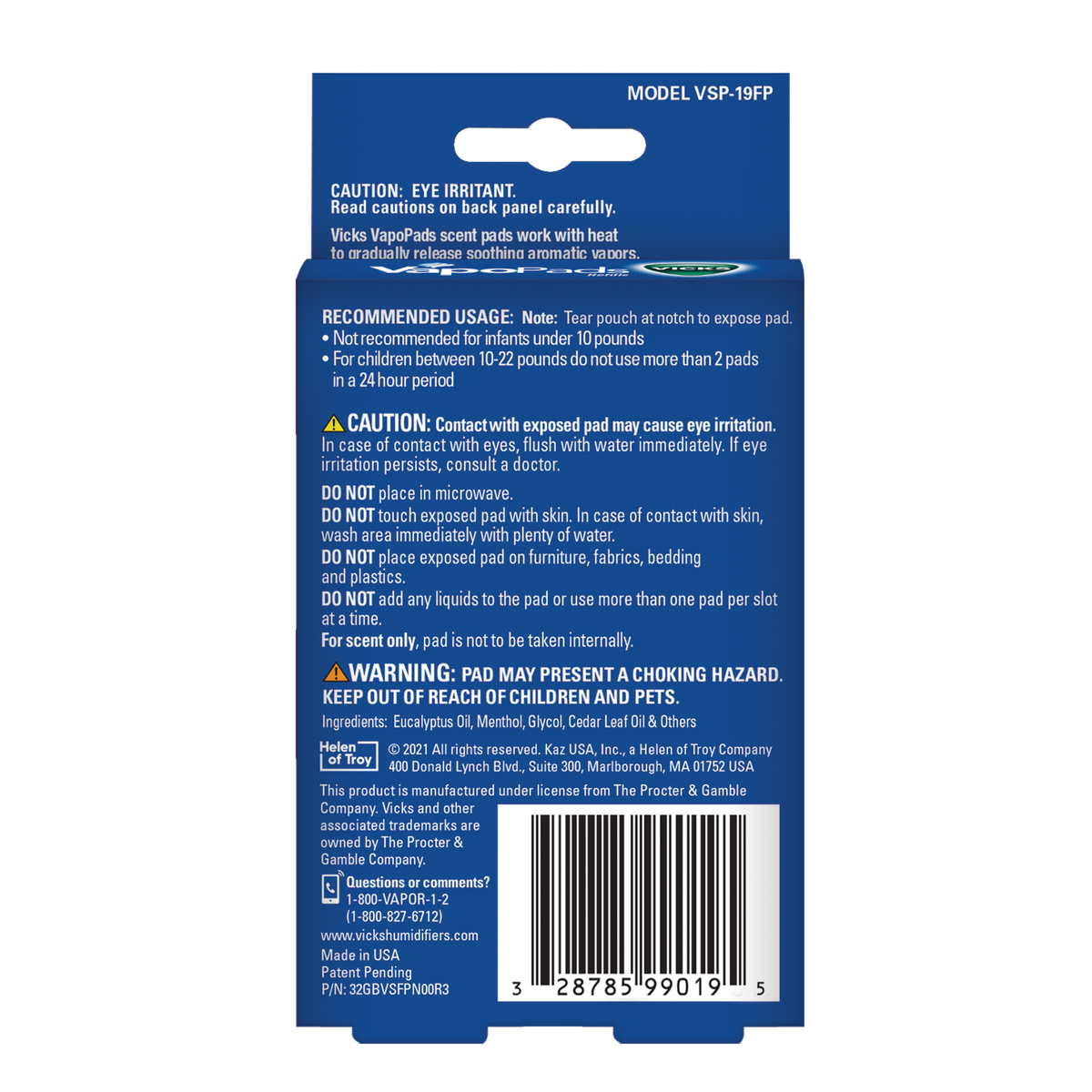 Buy Vicks VapoPads Family 12 Pack – Alive Pharmacy Warehouse