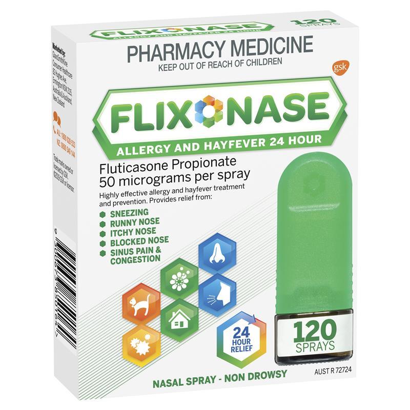 Buy Flixonase Nasal Spray 24Hour 120 Doses – Alive Pharmacy Warehouse