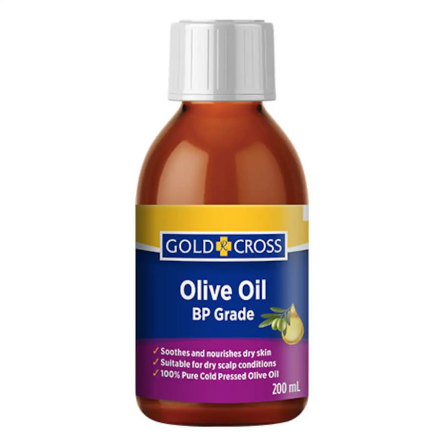Buy Gold Cross Olive Oil BP Grade 200ml – Alive Pharmacy Warehouse