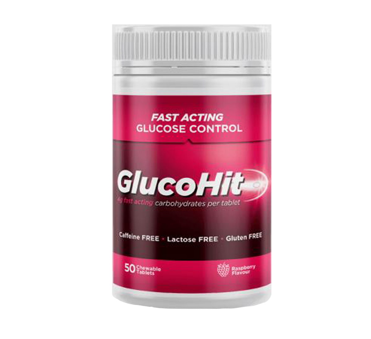 Glucohit Glucose Tablet Raspberry 50 Pack – Alive Pharmacy Warehouse