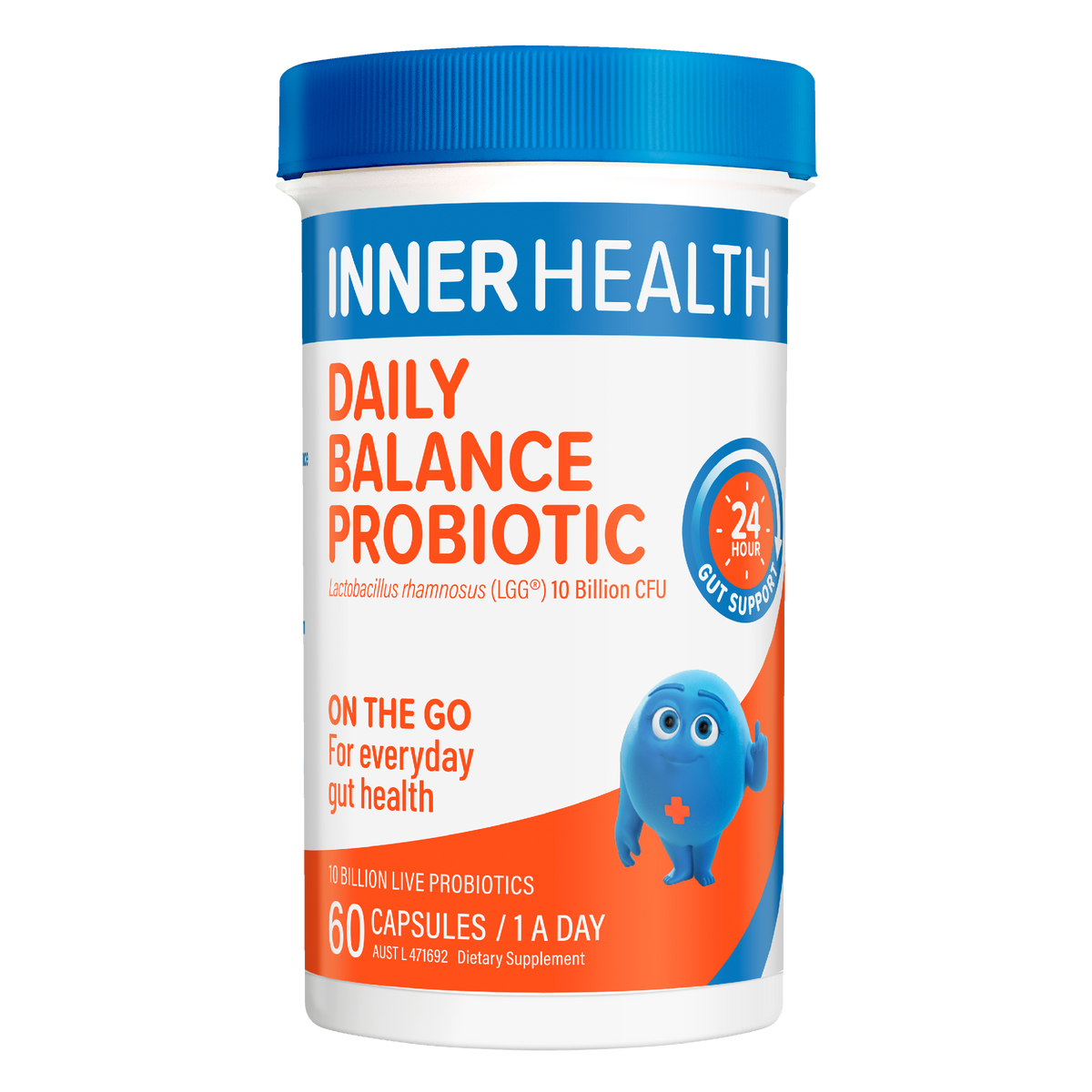 Inner Health Daily Balance Probiotic 60 Capsules – Alive Pharmacy Warehouse