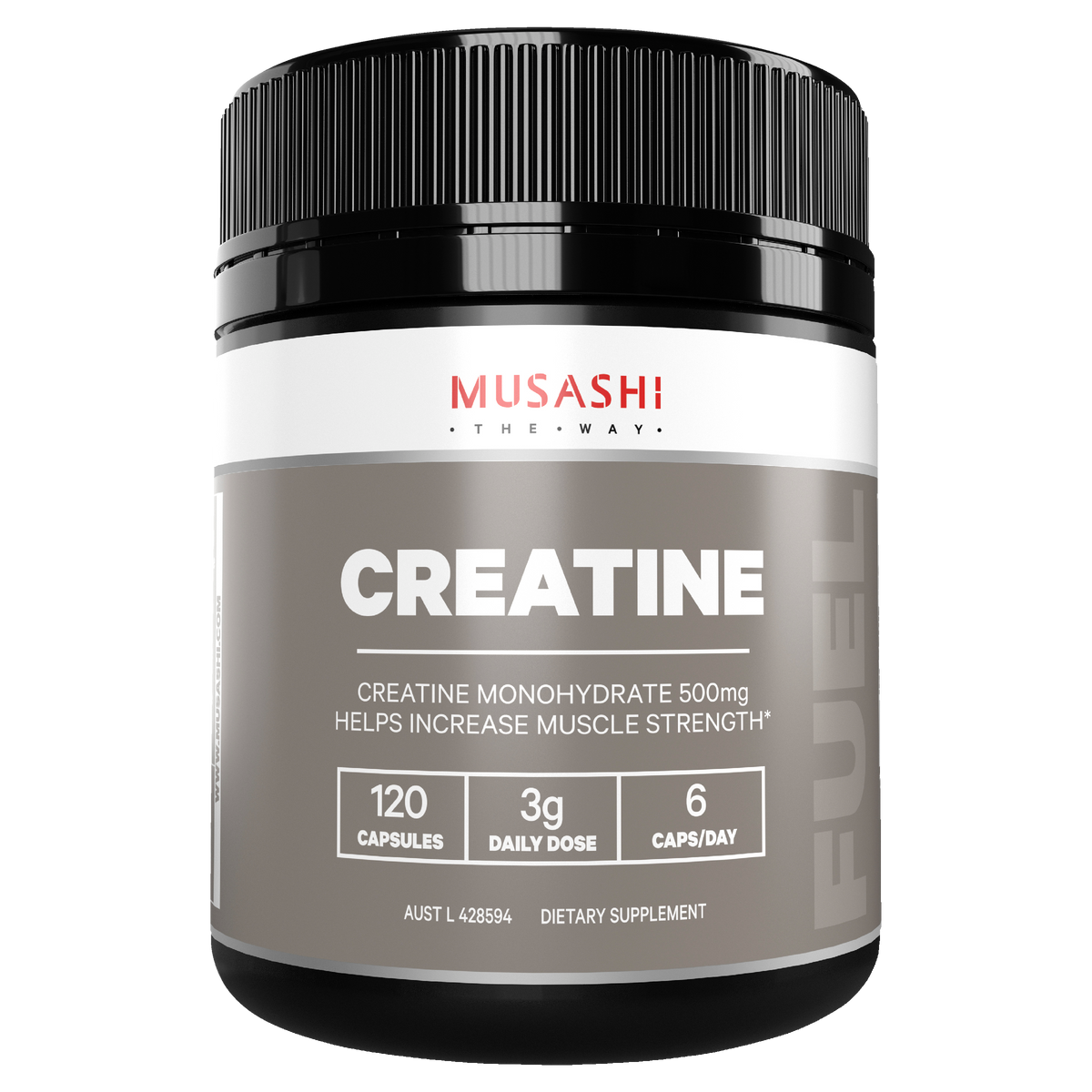 Musashi Creatine 120 Capsules – Alive Pharmacy Warehouse
