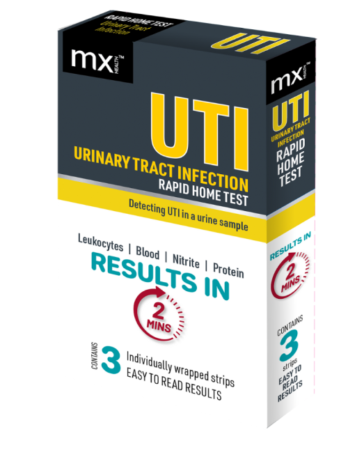 Buy Mx Health Uti Rapid Rapid Home Test Strips 3 Pack – Alive Pharmacy ...