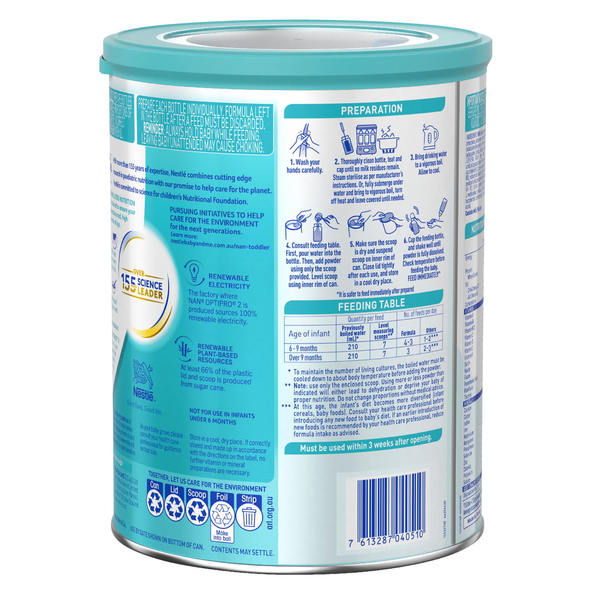 Buy Nestle NAN Optipro Baby Formula Powder Stage 2 800g – Alive ...