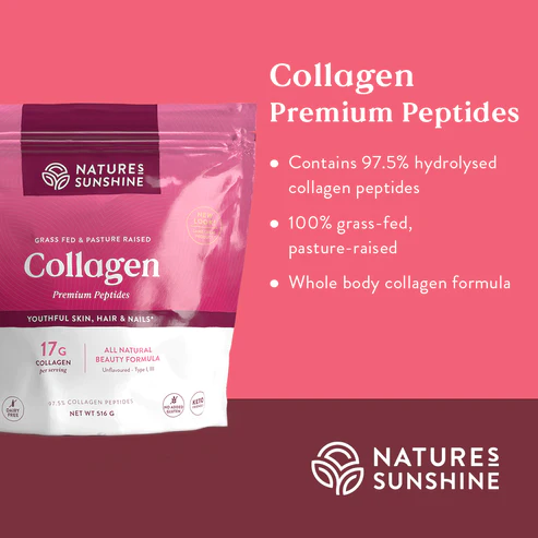 Nature's Sunshine Collagen Premium Peptides 516g – Alive Pharmacy Warehouse
