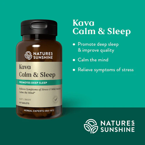 Nature's Sunshine Kava Calm & Sleep 60 Capsules – Alive Pharmacy Warehouse