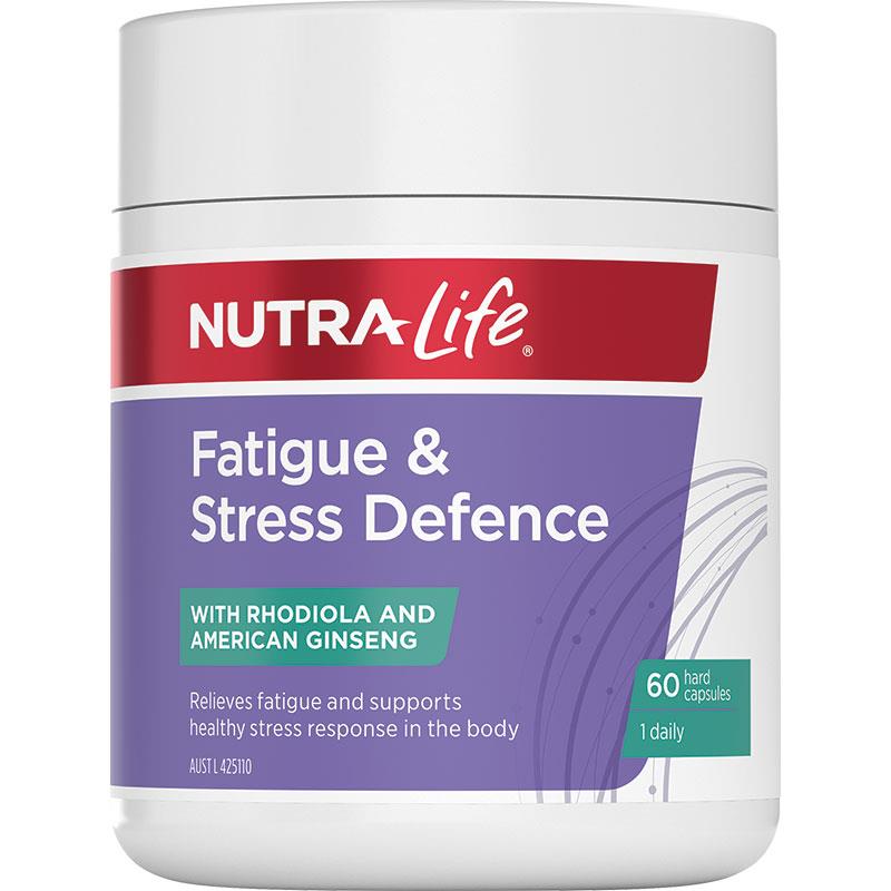 Buy Nutra Life Fatigue & Stress Defence 60 Capsules – Alive Pharmacy ...