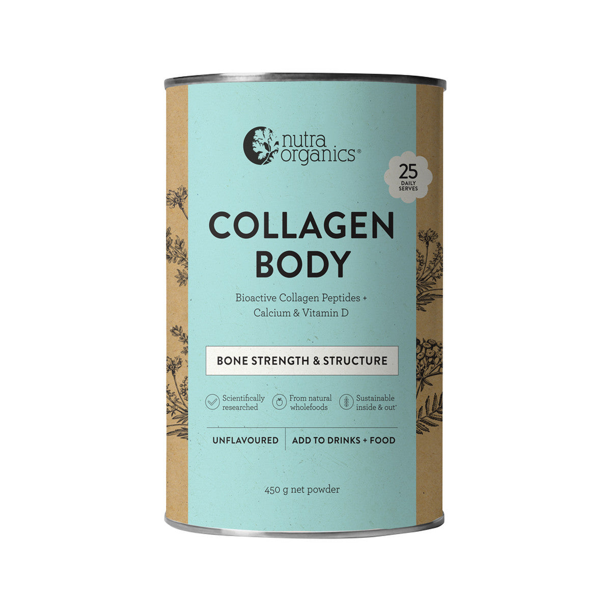 Nutra Organics Collagen Body With Fortibone 450g – Alive Pharmacy Warehouse