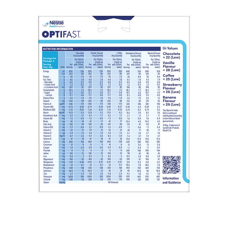 Buy Optifast VLCD Shakes Asst Pack - 10 Pack 53g Sachets – Alive ...