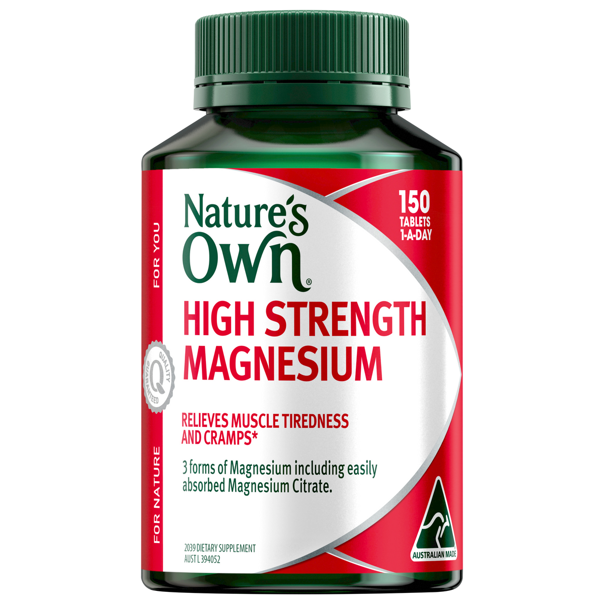 Nature's Own High Strength Magnesium 150 Tablets – Alive Pharmacy Warehouse