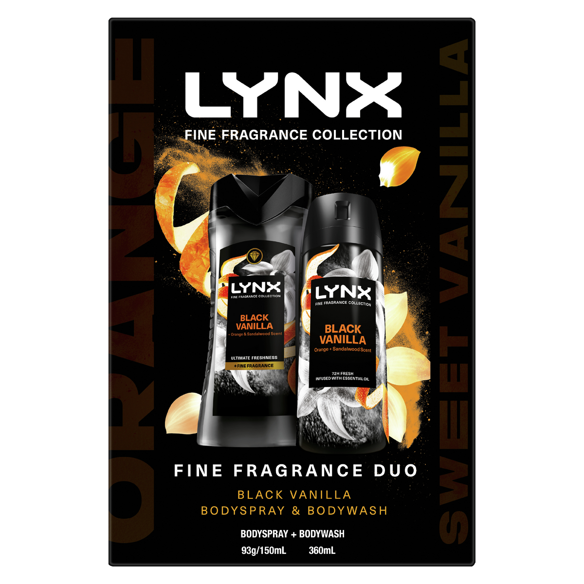Lynx Fine Fragrance Duo Black Vanilla 2 Piece Gift Pack – Alive ...