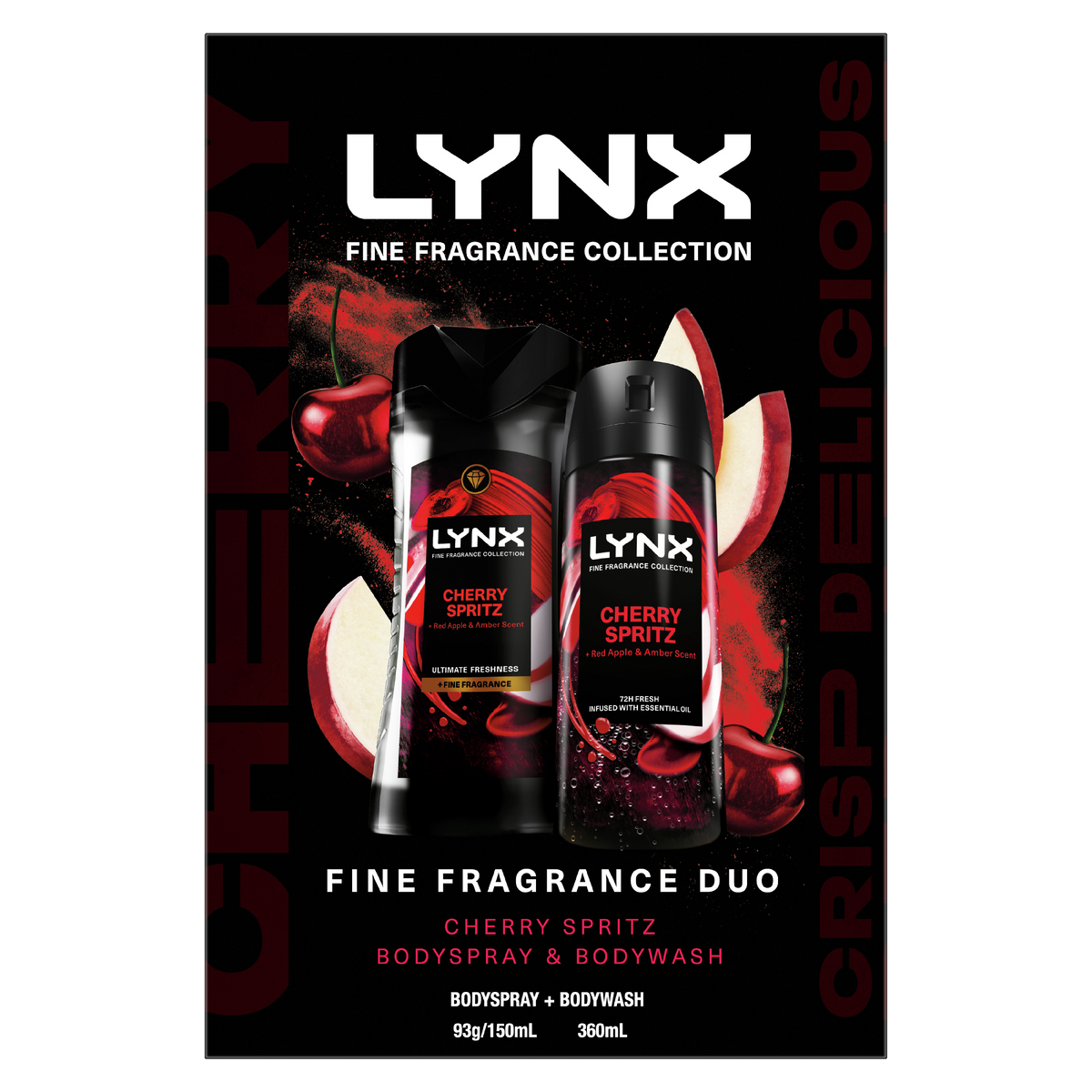 Lynx Fine Fragrance Duo Cherry Spritz 2 Piece Gift Pack – Alive ...