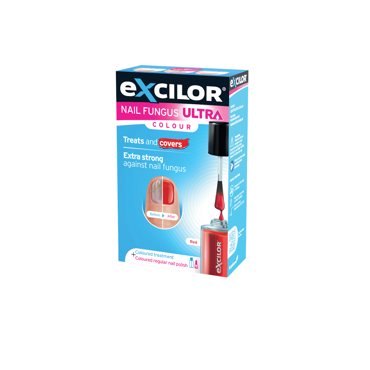 Buy Excilor Ultra Fungal Nail Treatment Colour Red 30ml – Alive ...