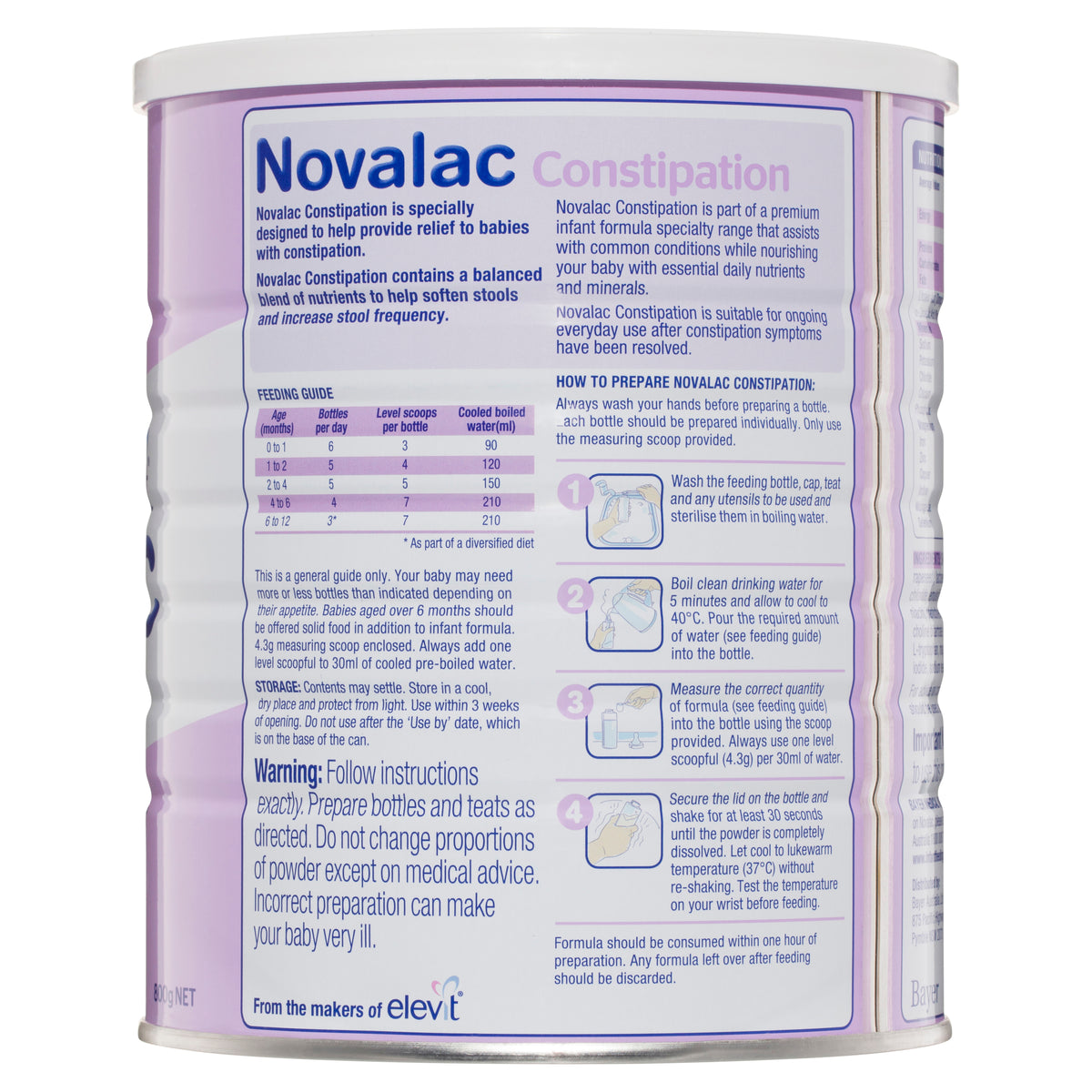 Buy Novalac Constipation Premium Infant Formula Powder 800g – Alive ...