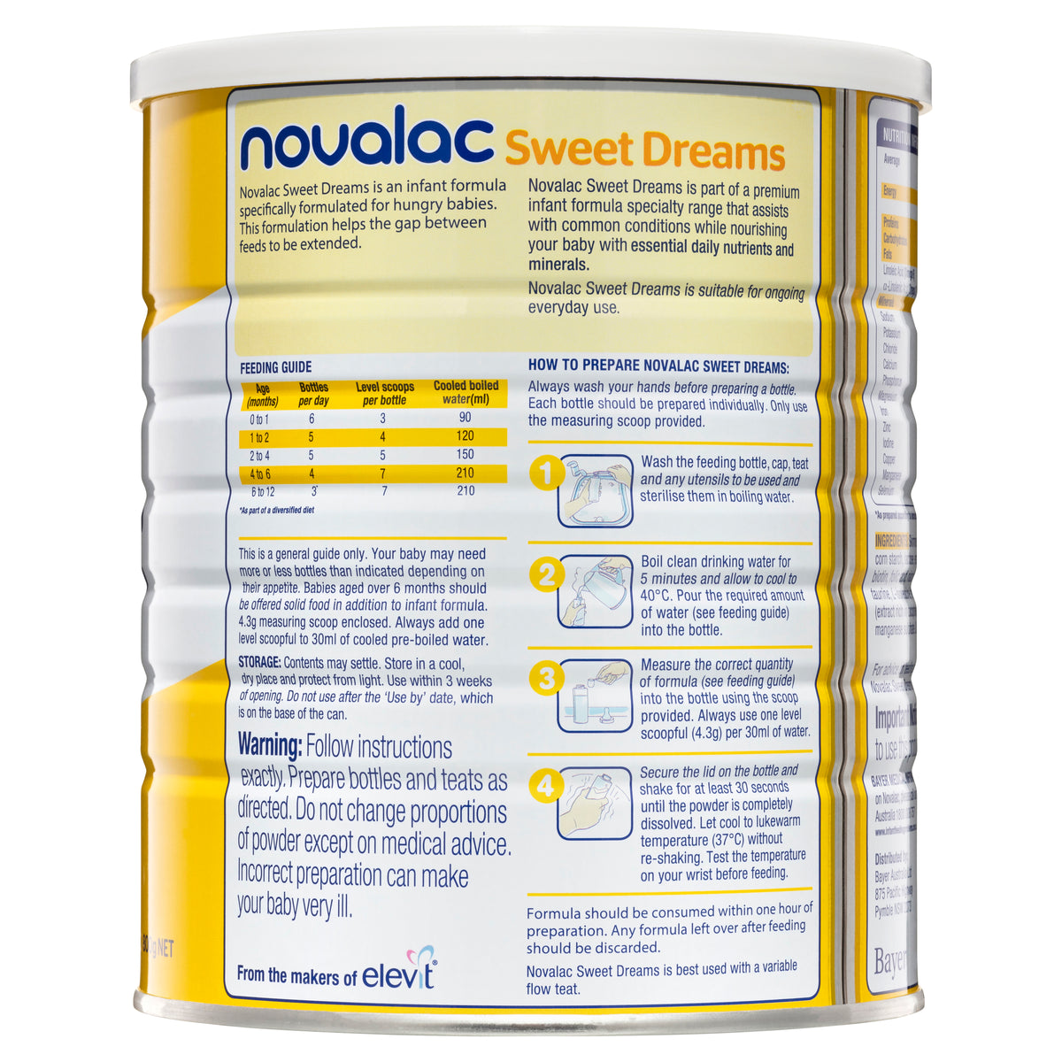 Buy Novalac Sweet Dreams 800g – Alive Pharmacy Warehouse