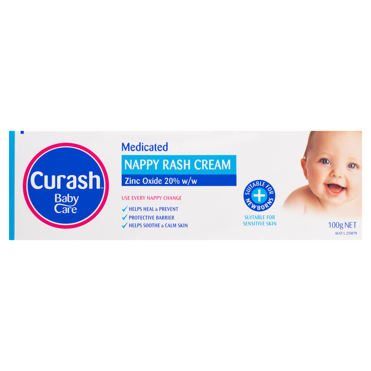 Buy Curash Nappy Rash Cream 100g – Alive Pharmacy Warehouse
