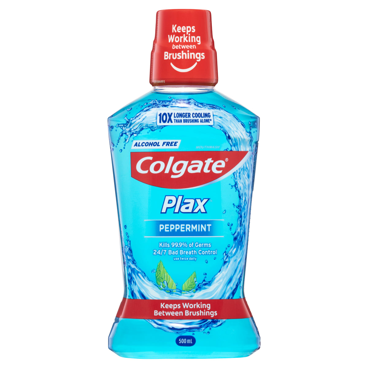 Buy Colgate Plax Antibacterial Alcohol Free Mouthwash Peppermint 500mL ...