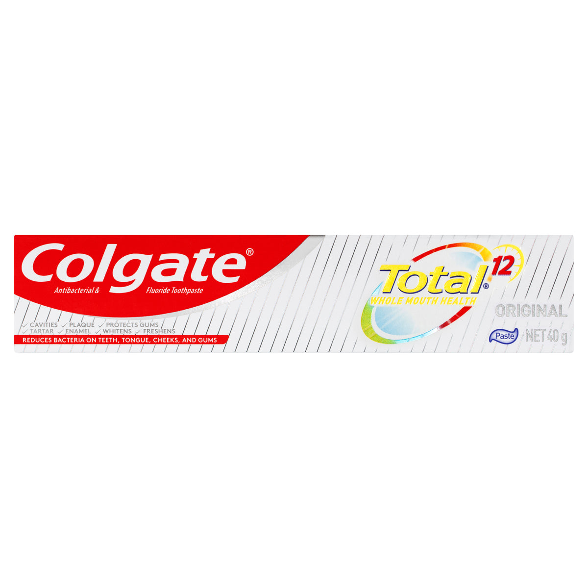 Buy Colgate Total Original Antibacterial Fluoride Toothpaste 40G ...