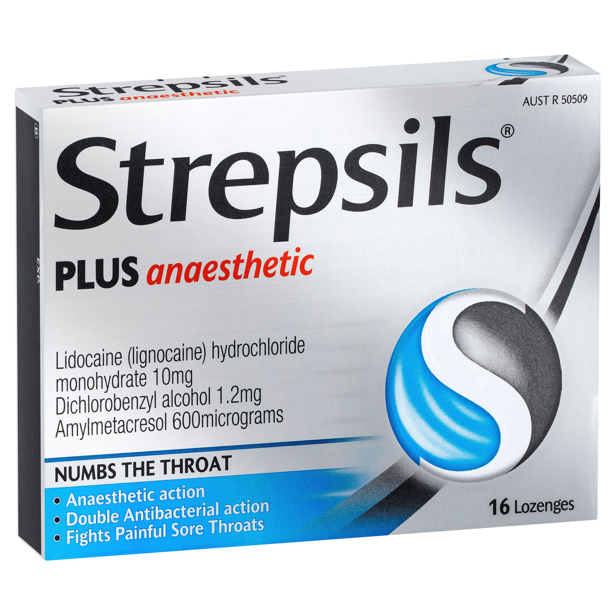 Buy Strepsils Plus Anaesthetic Sore Throat Numbing Pain Relief Lozenges ...