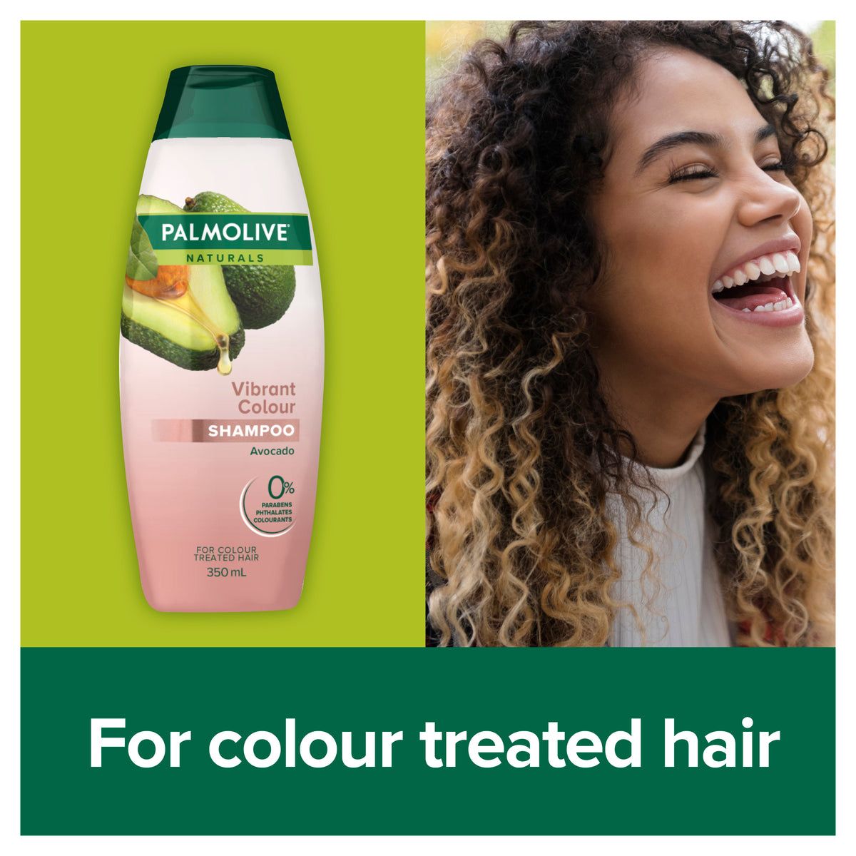 Buy Palmolive Naturals Hair Shampoo Vibrant Colour Avocado 350mL ...